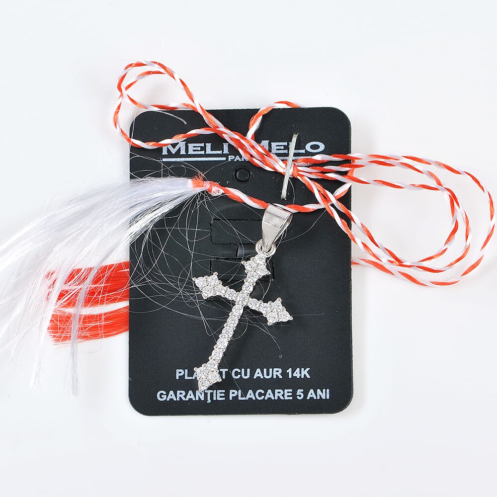 Pandantiv din argint cruce, Meli Melo Paris - eMAG.ro