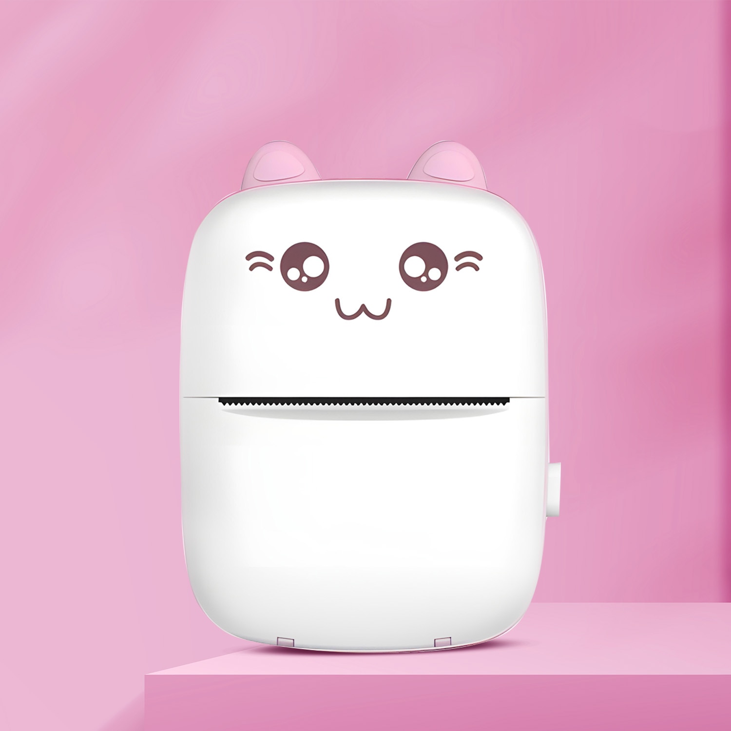 Set Mini imprimanta termica DexXer, 5 Role hartie termica alba, 3 Role ...