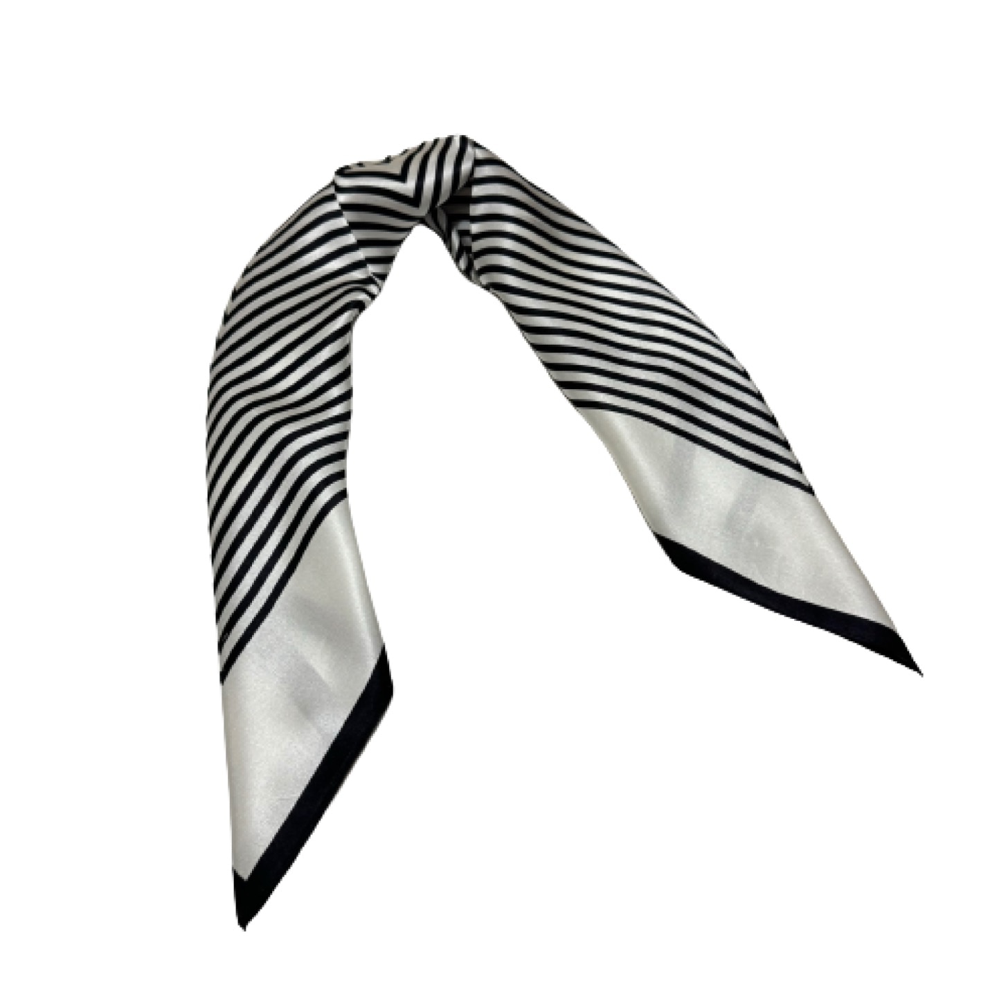 Esarfa din matase, naturala, 53x53cm, model labirint iluzie optica ...