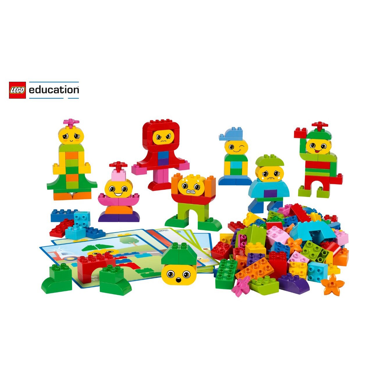 Set de constructie 188 piese, 45018 LEGO® Build Me Emotions, 3-5 ani ...