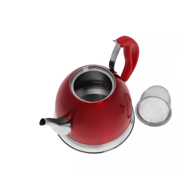 Ceainic cu sita, cu inox, 1l, fierbator traditional, KingHoff - eMAG.ro