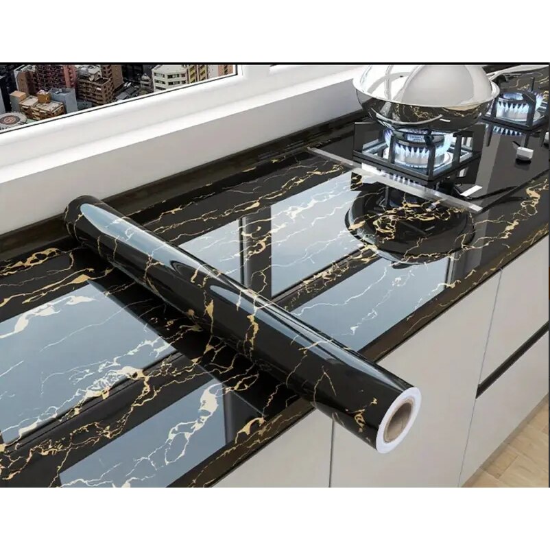 Rola tapet modern, imitatie de marmura At Performance rezistent, la apa ...