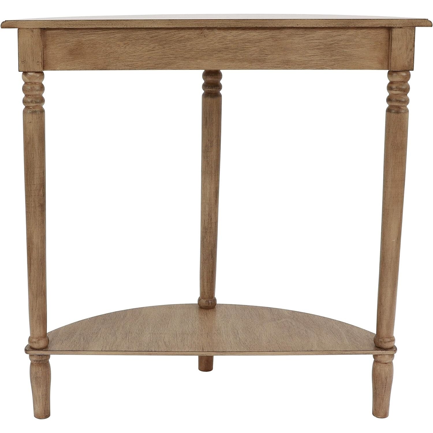 Masa consola, lemn, 2 sertare, 71x30x71cm, maro - eMAG.ro