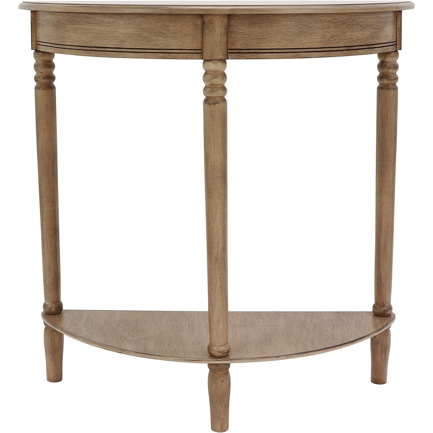 Masa consola, lemn, 2 sertare, 71x30x71cm, maro - eMAG.ro