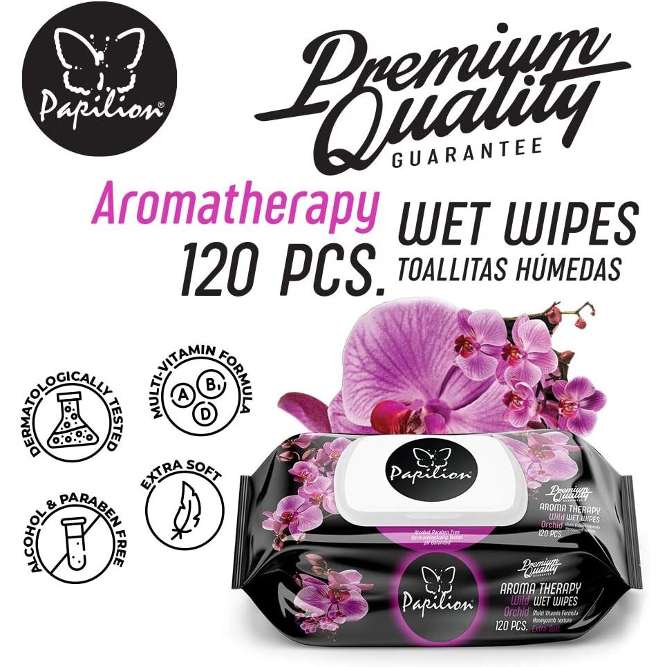 Set 10x Servetele Umede Papilion Aroma Therapy, 1200 buc - eMAG.ro