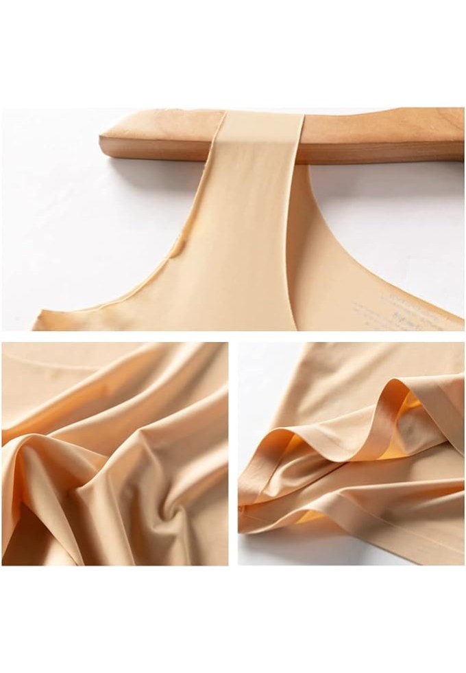 Set 2 Bustiere, fara maneci si cusaturi, nude & negru - eMAG.ro