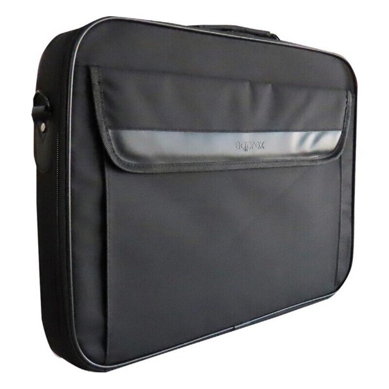Geanta laptop, Approx!, Nylon/Poliuretan, Negru - eMAG.ro