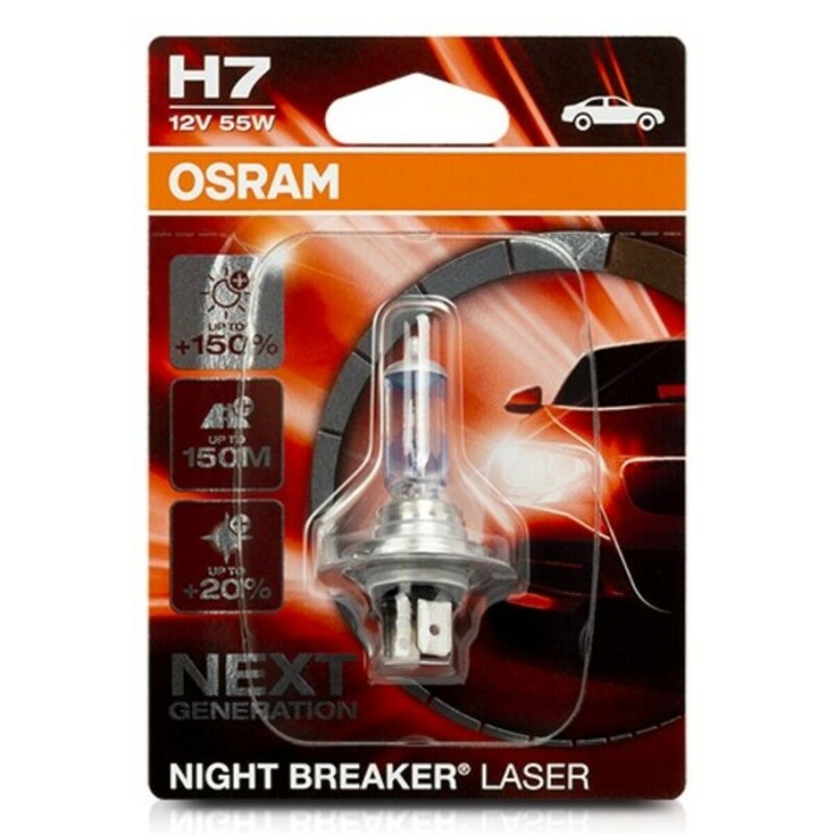 Bec auto Osram 64210NL-01B, H7, 55W, 12V, Transparent - eMAG.ro