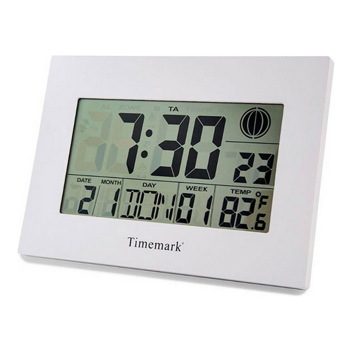 Termometru, Timemark, Temperatura / Data / Ora, 24 x 17 x 2 cm, Alb ...