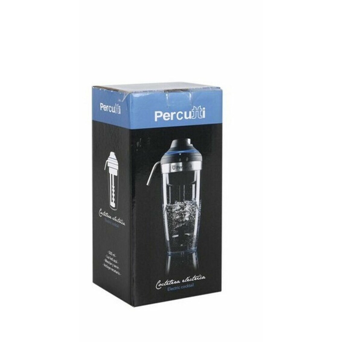 Set 2 cocktail shakere electrice, Percutti, Otel inoxidabil, 500ml ...