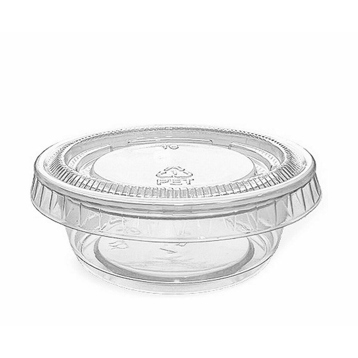 Set boluri de sos reutilizabile, Algon, Plastic, 10 bucati, 45 ml ...