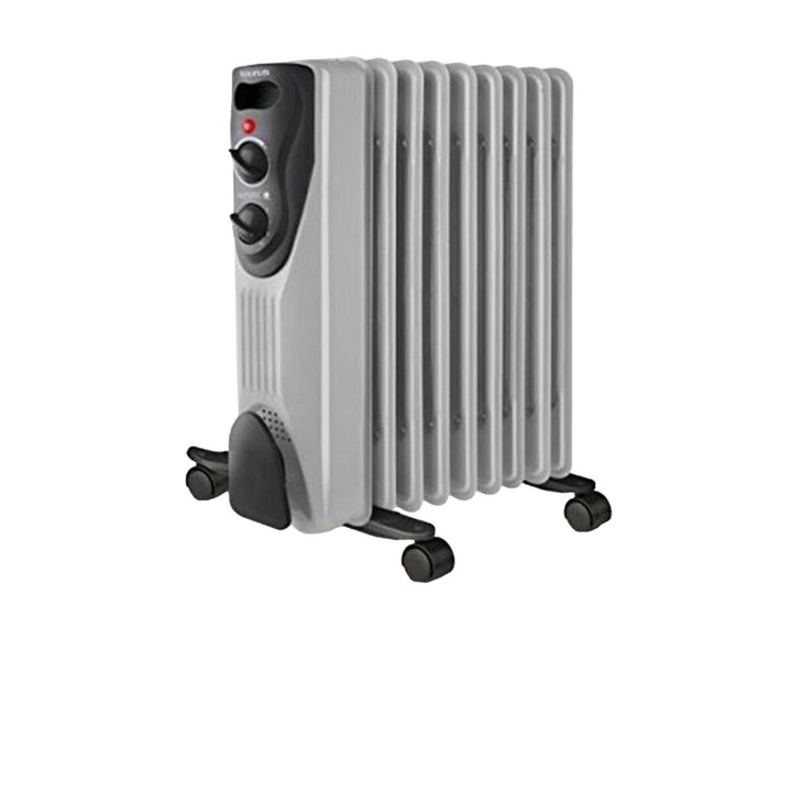 Calorifer electric, Taurus Dakar, 1500 W, Gri/Negru - eMAG.ro