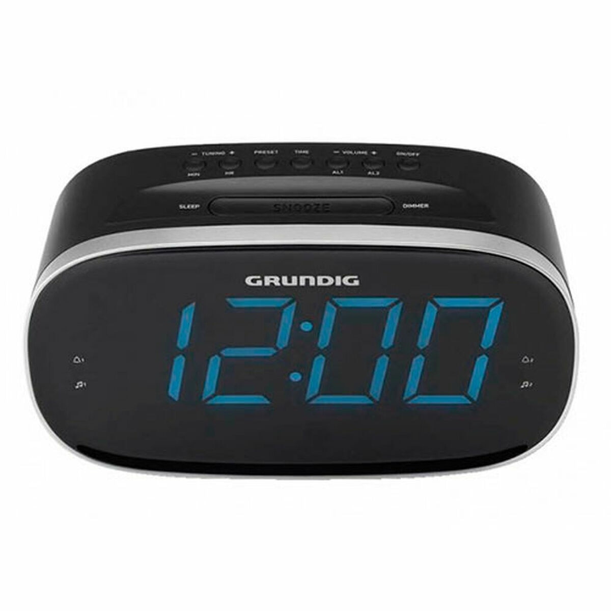 Radio cu ceas Grundig SCN340, FM, ecran integrat, negru - eMAG.ro