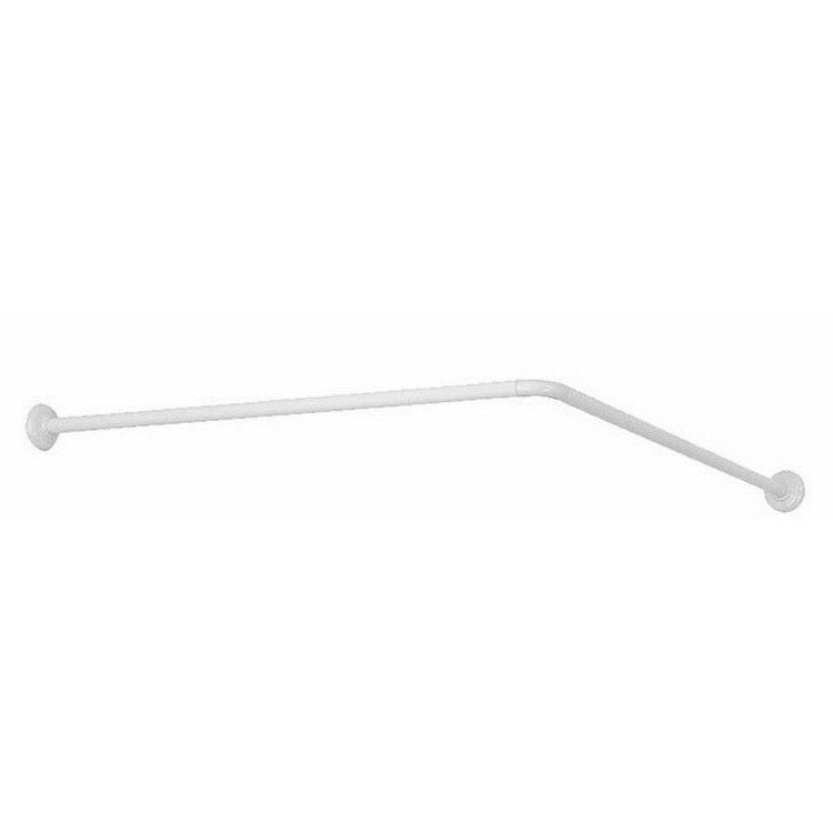 Suport perdea de dus BERILO, aluminiu, alb, 80cm, set 24 bucati - eMAG.ro
