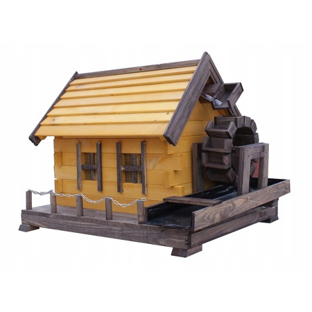 Moara de apa pentru gradina, Koniuszek Ogrody, Lemn, Multicolor - eMAG.ro