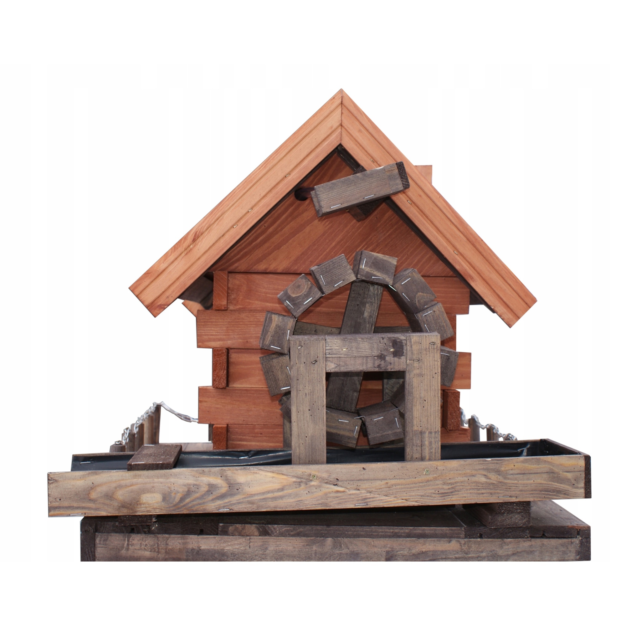 Moara de apa pentru gradina, Koniuszek Ogrody, Lemn, Multicolor - eMAG.ro