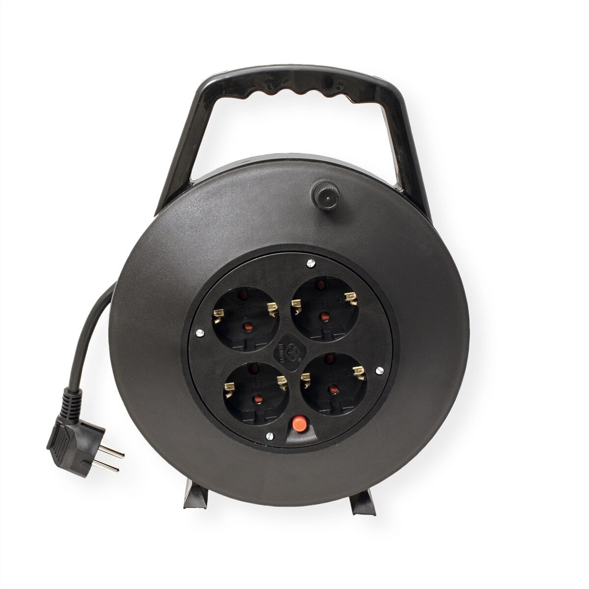 Prelungitor, Bachmann, Plastic, 4 iesiri, 10m, 1200W/3500W, Negru - eMAG.ro