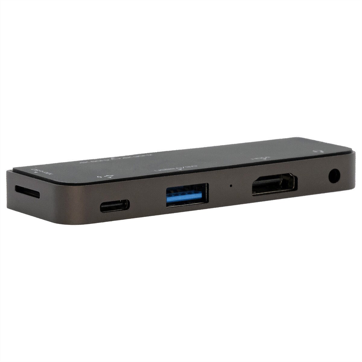 Mini Docking station, Exsys, EX-1222HM, 5 in 1, USB-C, Negru - eMAG.ro