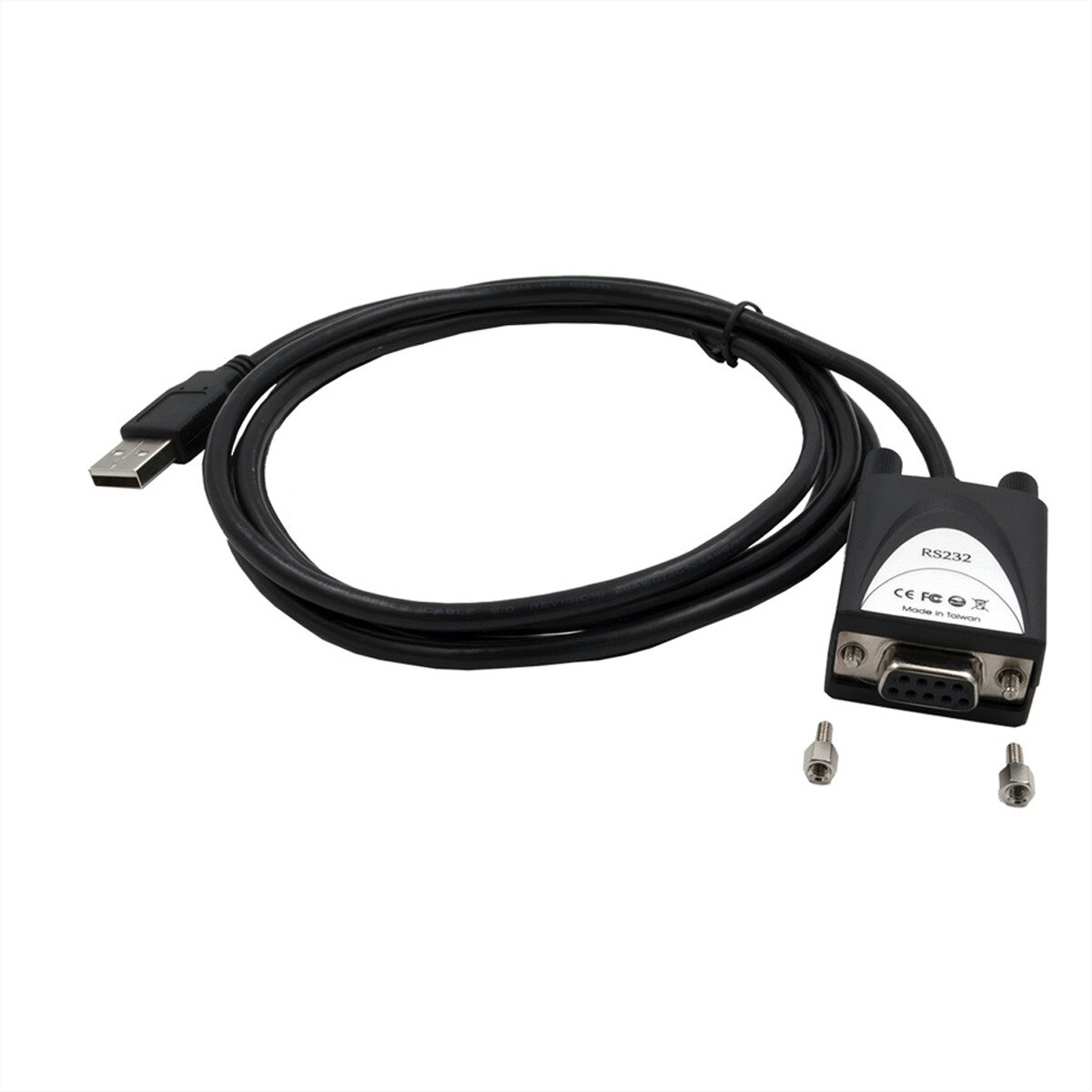 Cablu USB RS-232, Exsys, Plastic, 1.8m, Negru - eMAG.ro