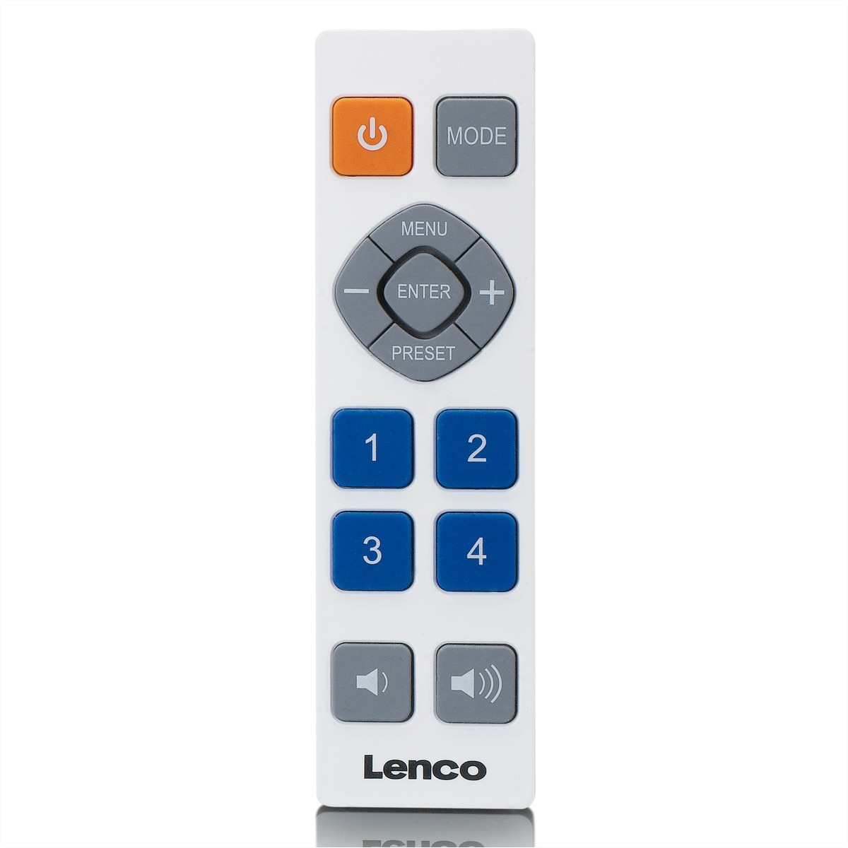 Radio portabil cu telecomanda, Lenco DAB+ PDR-065WH, FM, Bluetooth, Alb ...
