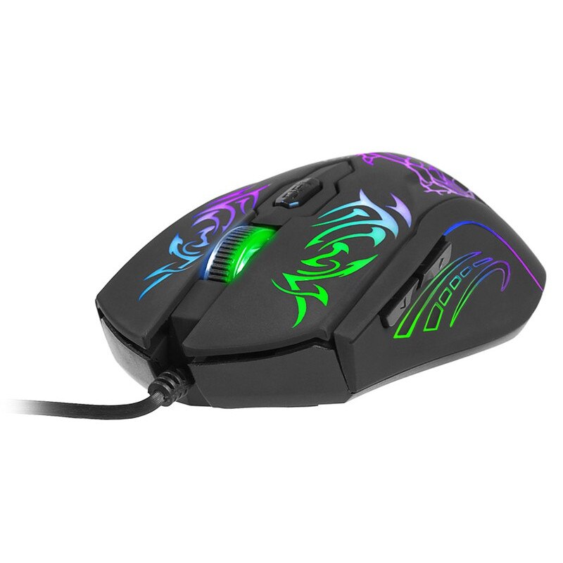 Mouse gaming, Plastic, Multicolor - eMAG.ro