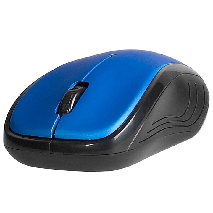 Mouse, TRACER, Wireless, Albastru/Negru - eMAG.ro