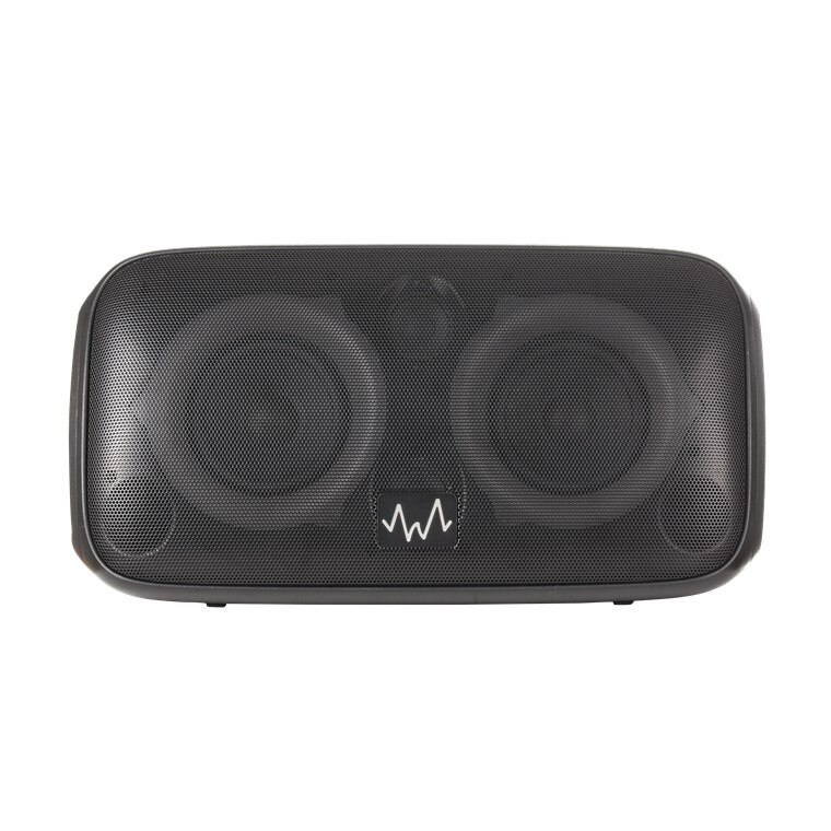 Boxa portabila, Wave, 60W, Lumini LED, Autonomie 8h, Negru - eMAG.ro