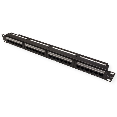 Patch panel, Telegartner, 24 Porturi, Negru - eMAG.ro