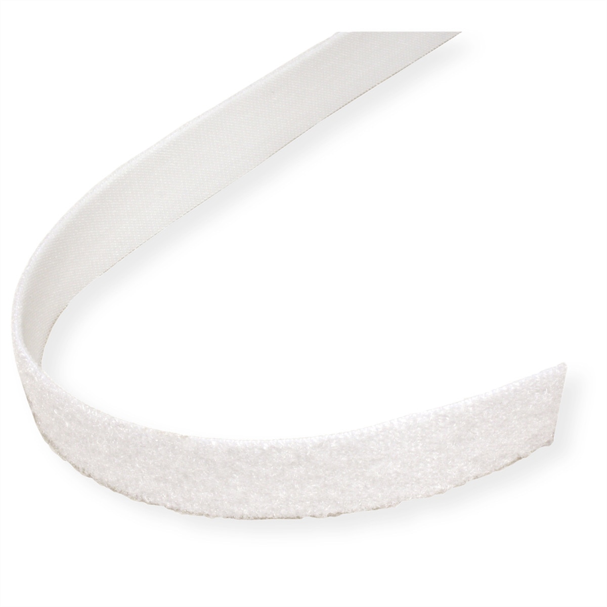 Banda cu scai pentru cabluri, Velcro, 20 cm, 5 m, Alb - eMAG.ro