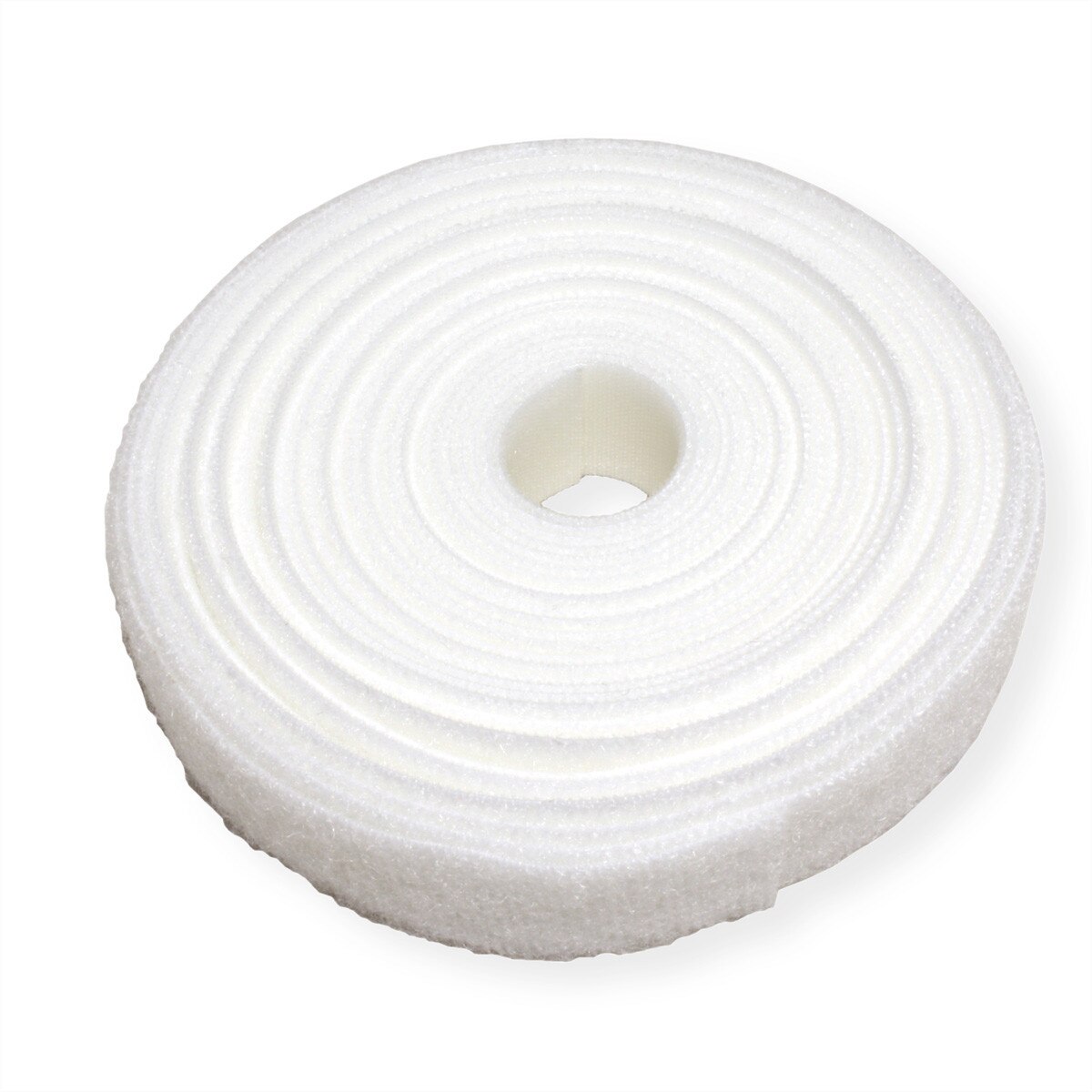 Banda cu scai pentru cabluri, Velcro, 20 cm, 5 m, Alb - eMAG.ro