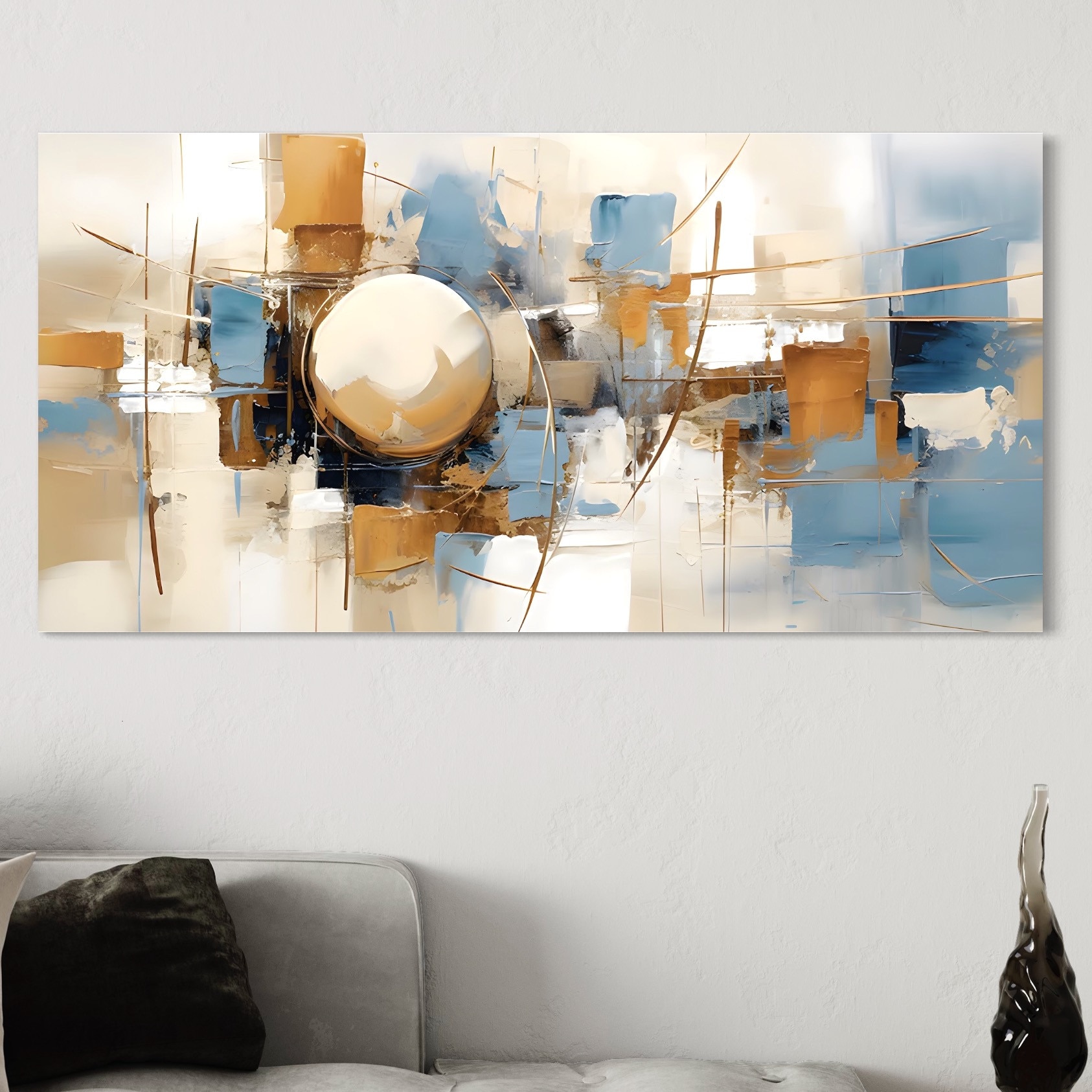 Tablou Canvas Premium, LuxCanva® A1389, Sfera, 70 X 140 CM, Panza ...