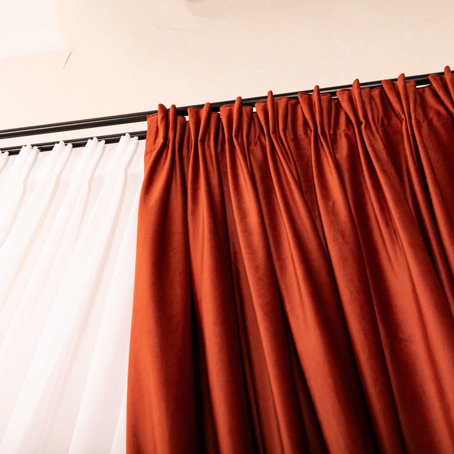 Set 2 draperii pentru sina sau galerie de 140cm cu inaltimea 245cm ...