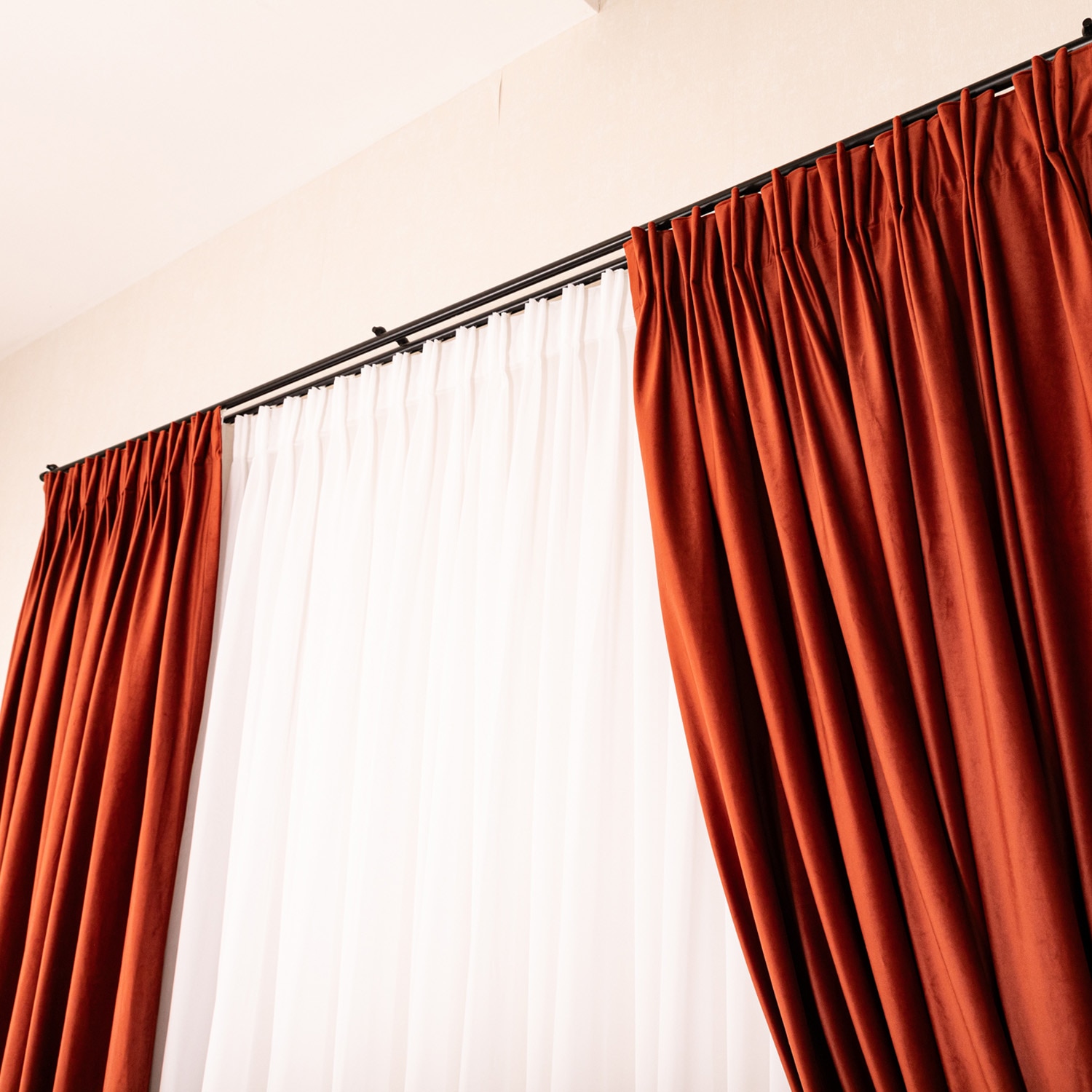 Set 2 draperii pentru sina sau galerie de 140cm cu inaltimea 245cm ...