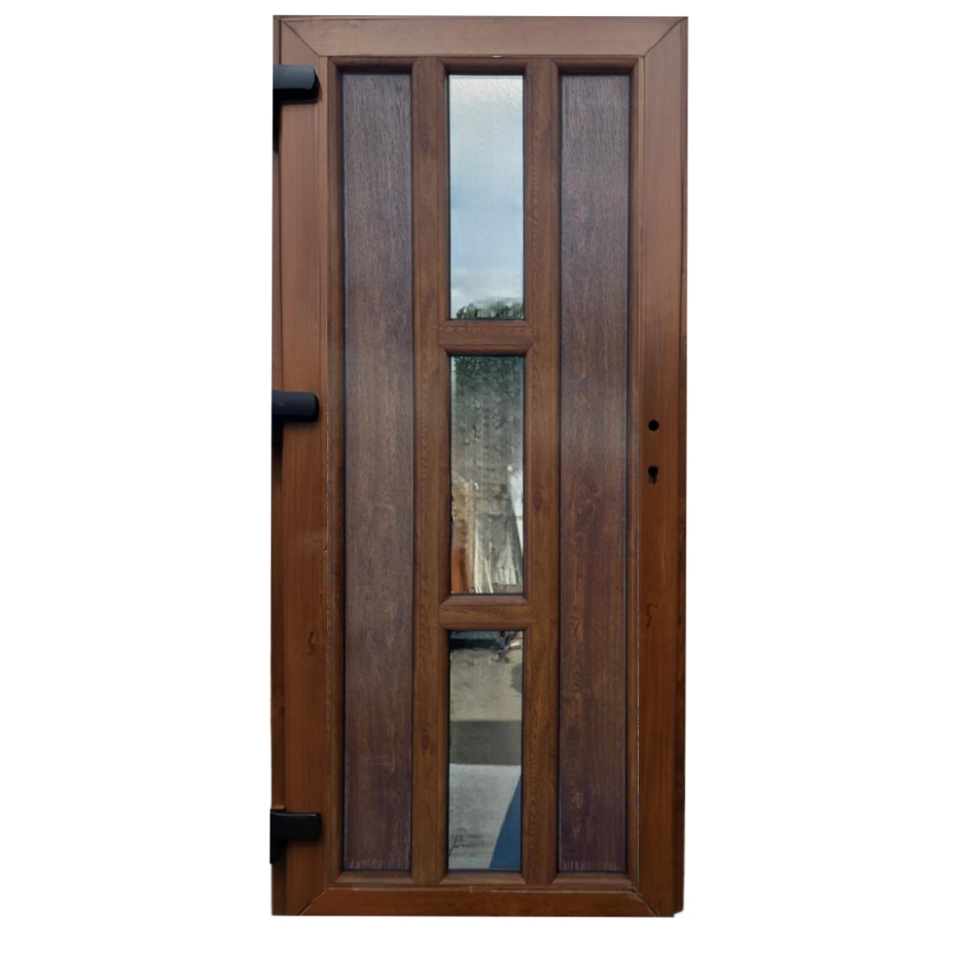 Usa exterior, PVC, cu geam termopan, Lilibet Nuc 90x210 - eMAG.ro