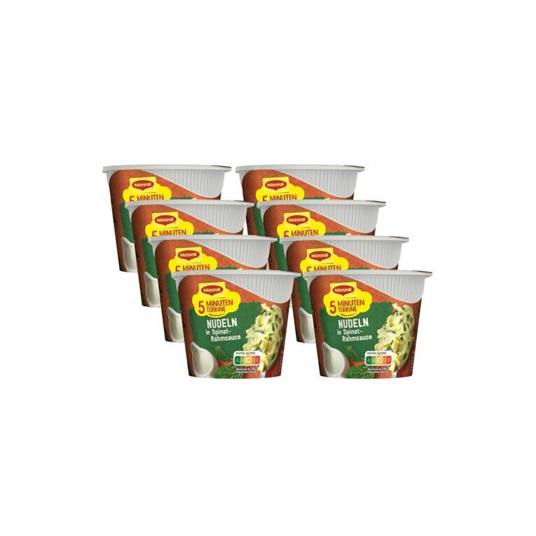 Paste Maggi, cu sos crema de spanac, gata in 5 min, 50g - eMAG.ro