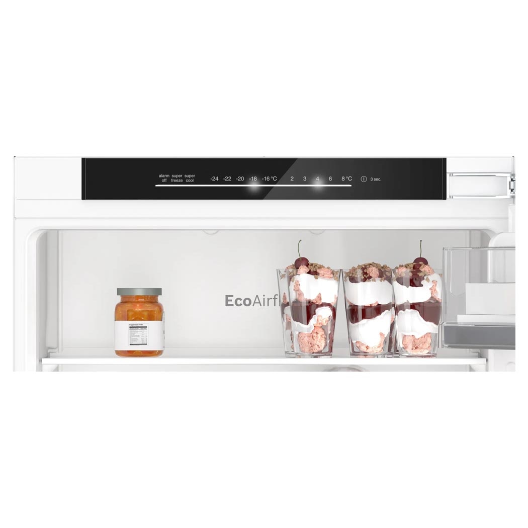 Хладилник с фризер за вграждане BOSCH KIN86ADD0, No Frost, 260 л, В ...