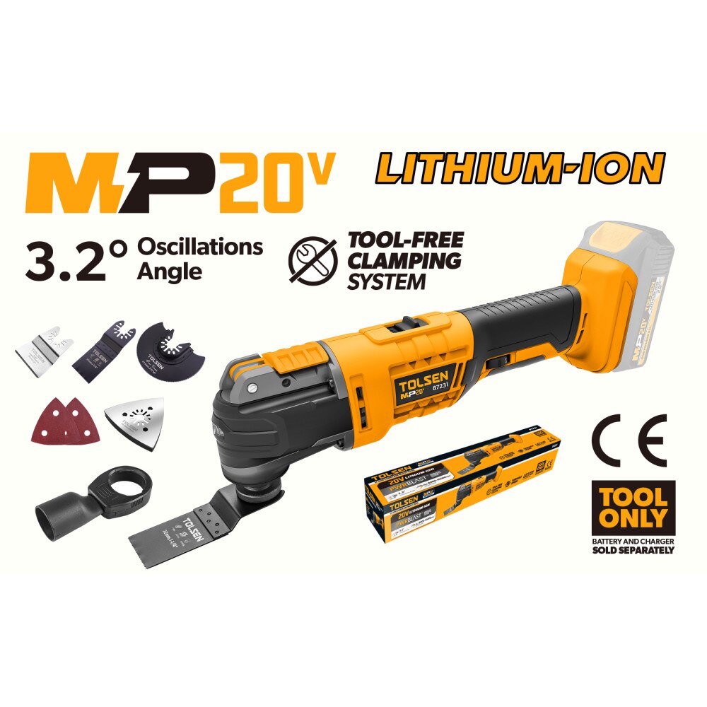 Unealta multifunctionala, 20 V Li-Ion, acumulator si incarcatorul ...