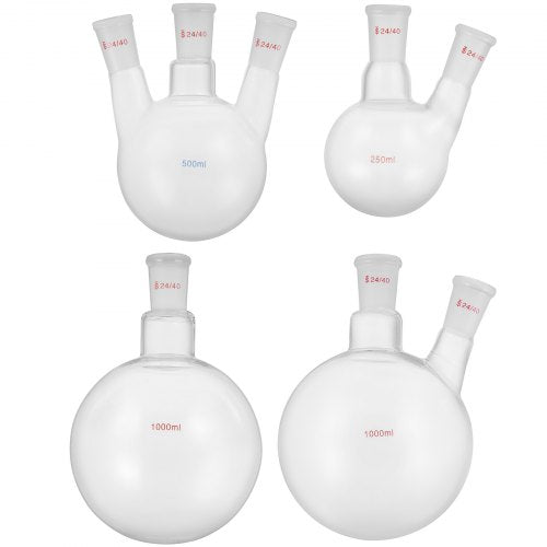 Set recipiente de sticla pentru laborator, 32 piese, rezistenta termica ...