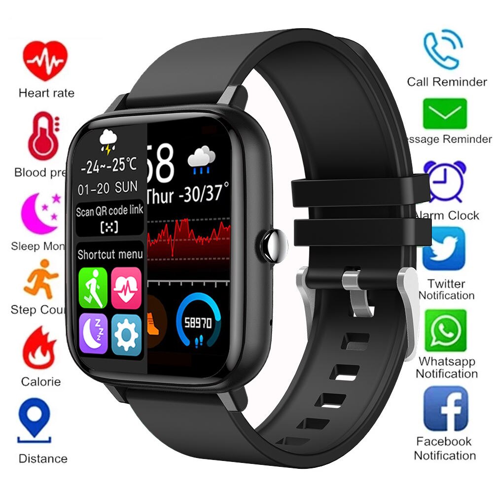Ceas Smartwatch pentru barbati sau fete, H 10, Multifunctional 1.4inch ...
