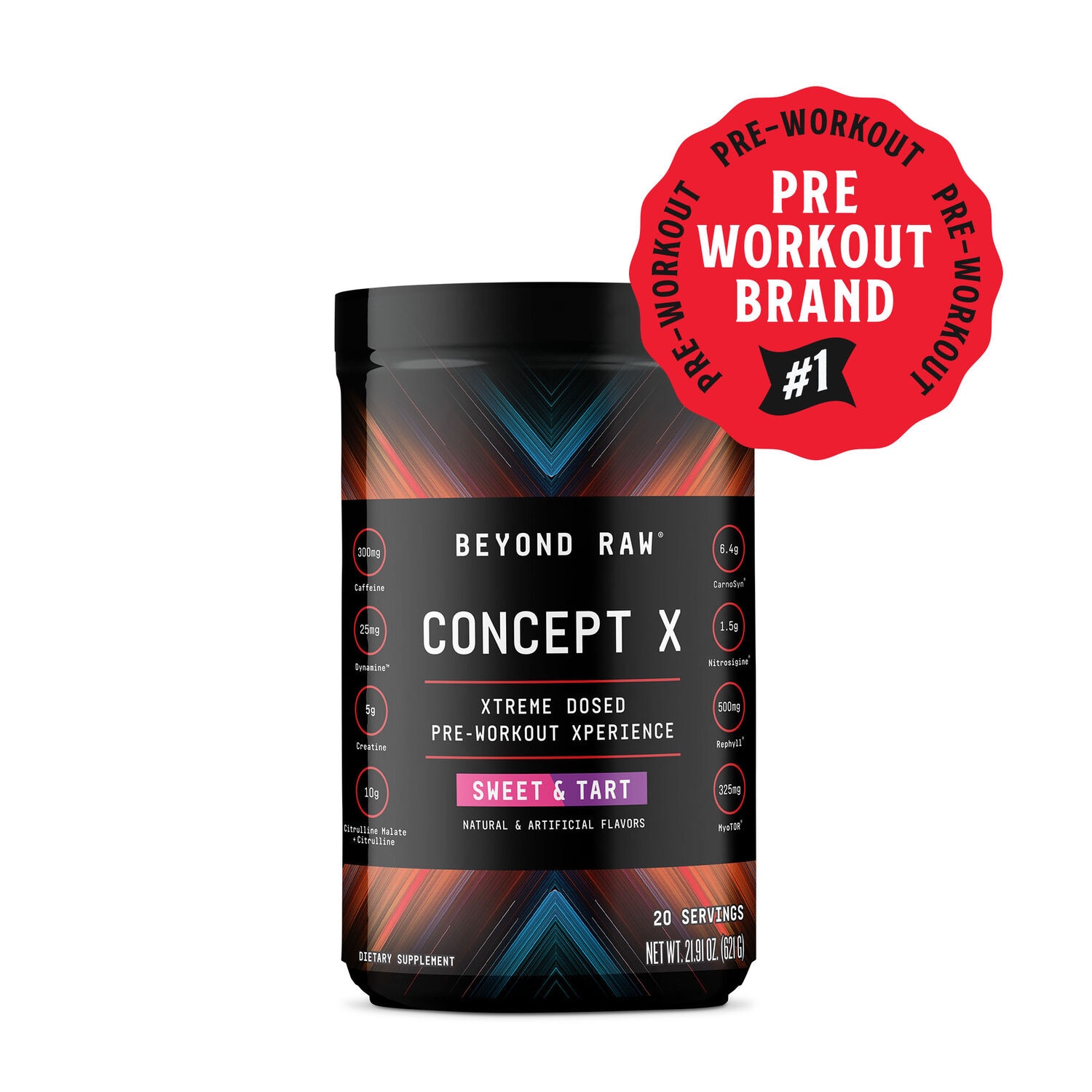 Concept X Pre-Workout, Formula Pre-Workout cu Aroma Sweet & Tart ...