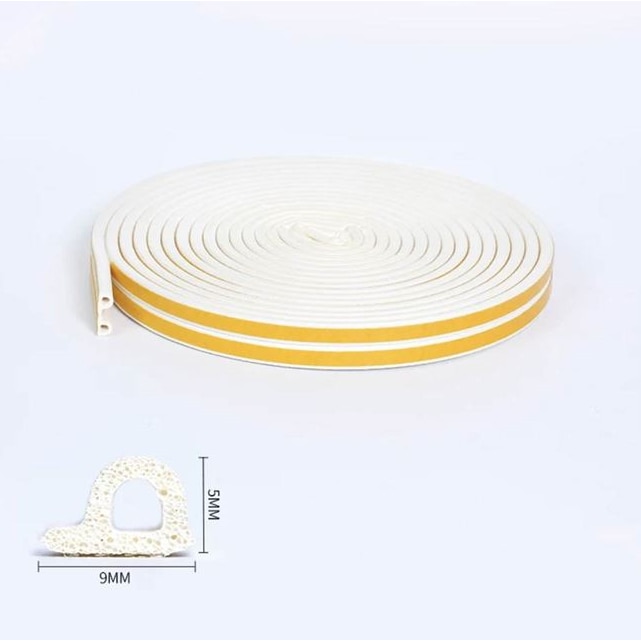 Garnitura din spuma pentru izolat usi si ferestre, autoadeziv, profil P ...