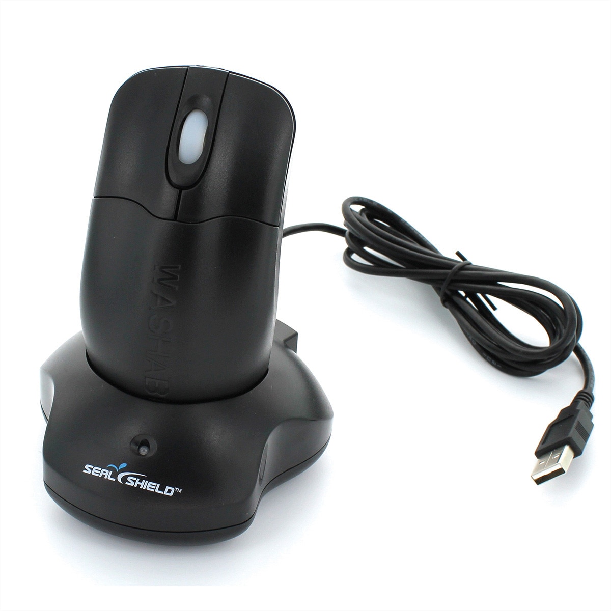 Mouse fara fir cu statie de incarcare, SEAL SHIELD, Plastic, USB, Negru ...