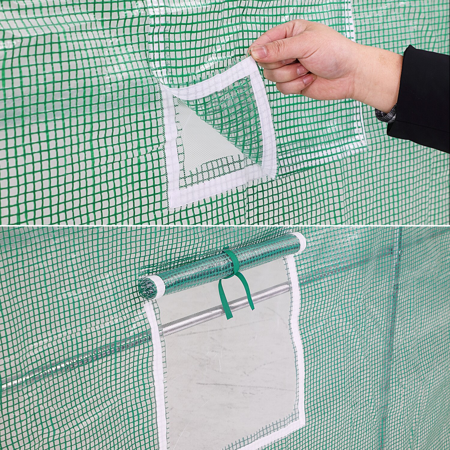 Градинска оранжерия, фолиен тунел, Kanwod Cerestra, 10m2, UV защита 4, 140g/m2, Поцинкована ...