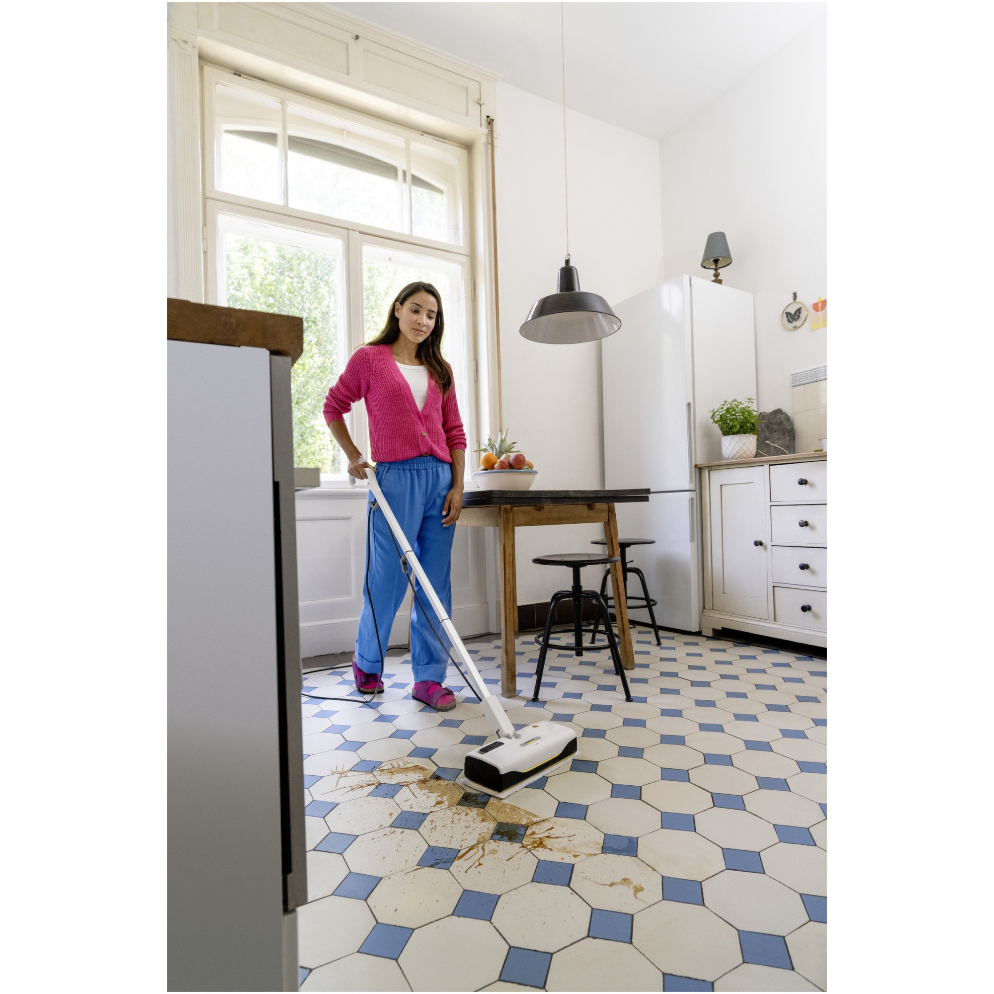 Mop cu abur Karcher SC 1 Upright, 1300 W, rezervor 200 ml, 2 lavete ...