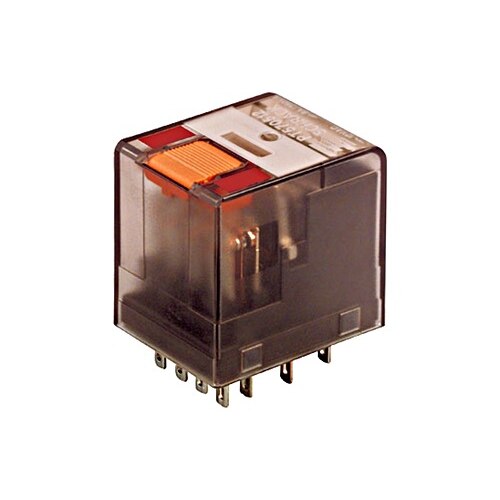 Schrack relé, PT 10A 3C 230VAC, fekete - eMAG.hu