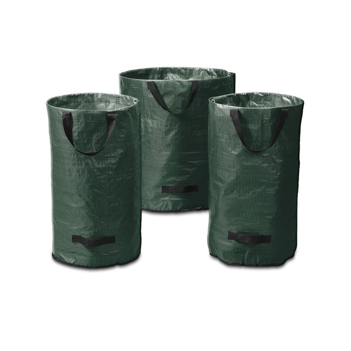 Set saci pentru deseuri de gradina cu manere Parkside, 3 piese, 1 x 270 ...