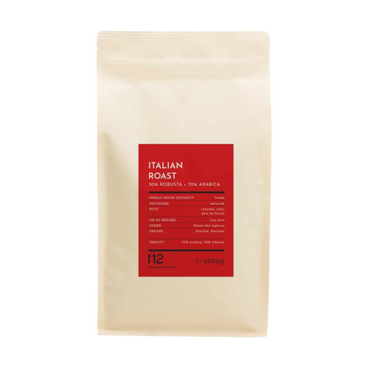 Cafea Boabe Italian Roast arabica/robusta – 1Kg - eMAG.ro