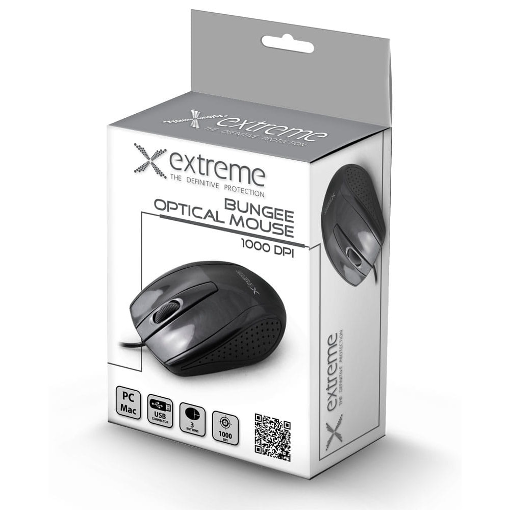 Mouse optic cu fir, EXTREME, USB 2.0, Negru - eMAG.ro