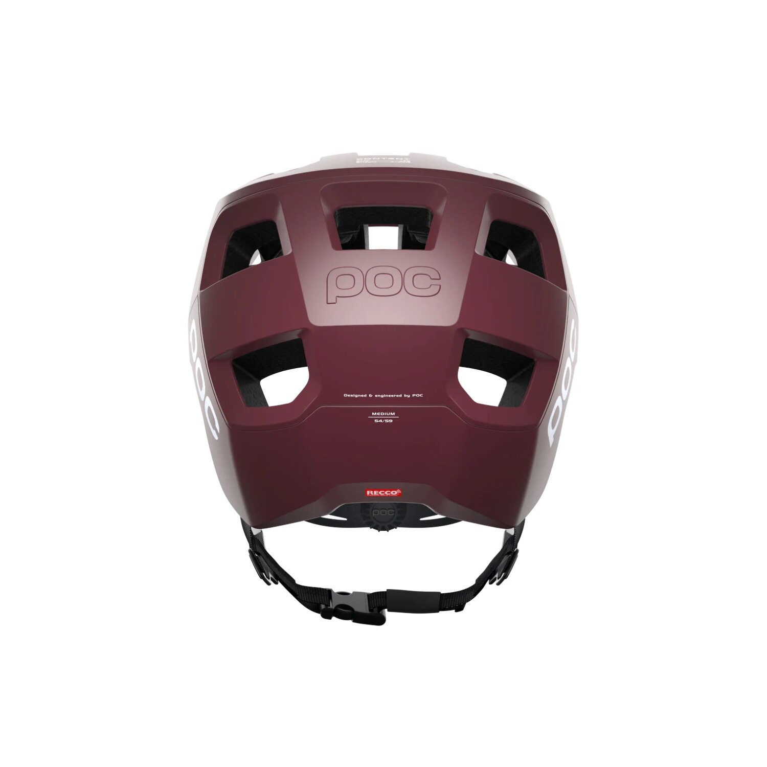 Casca de bicicleta, Poc, Visiniu, M/L - eMAG.ro