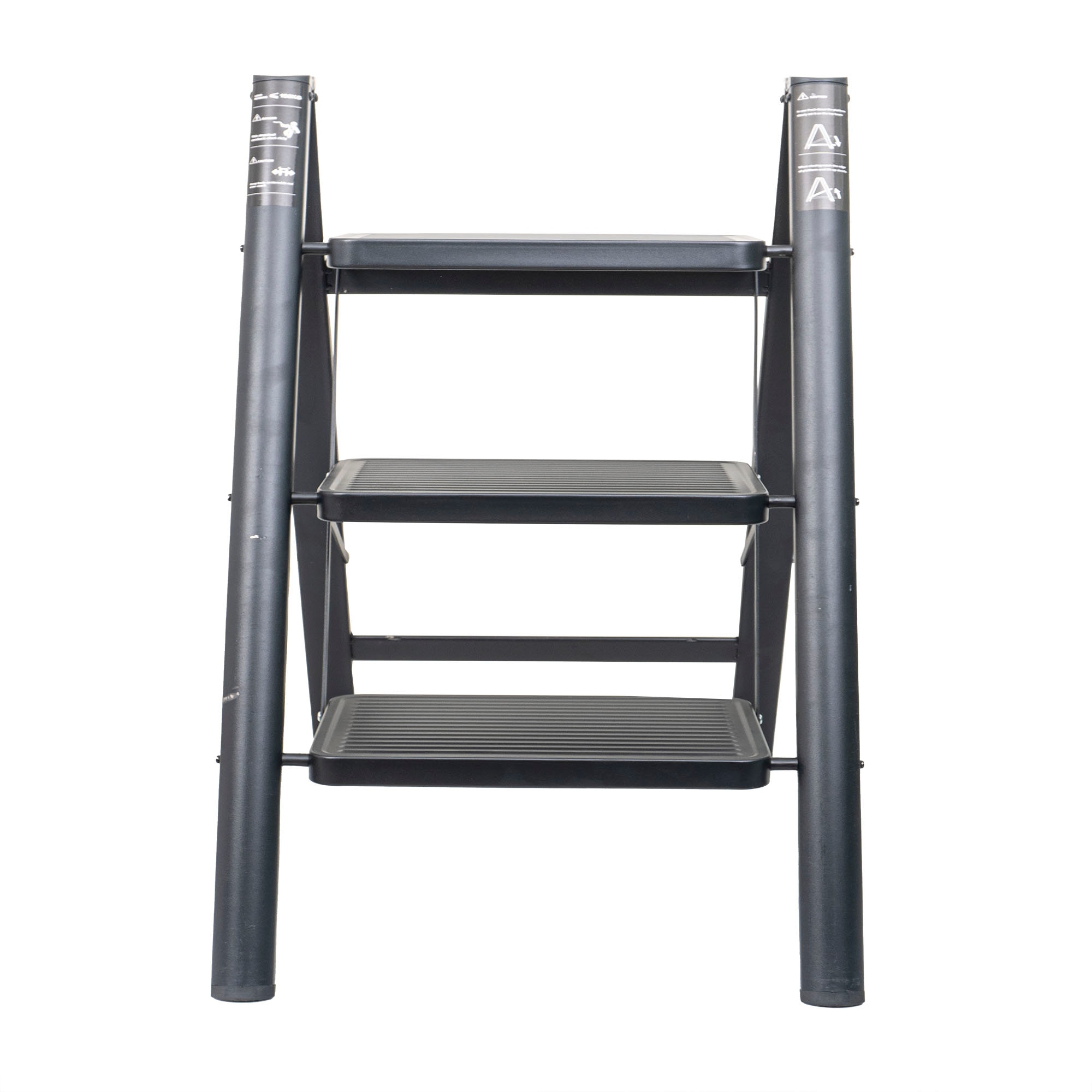 Scara pliabila din metal, cu 3 trepte, maxim 150kg / ZTS 8183 - eMAG.ro